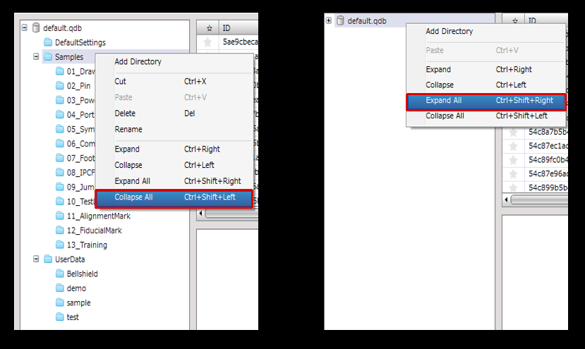 Quadcept - Expanding / Collapsing Directory Tree